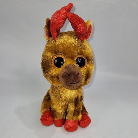 Ty | Toys | Beanie Boo 6 Plush Toy Maple Moose Christmas Canada Stuffed ...